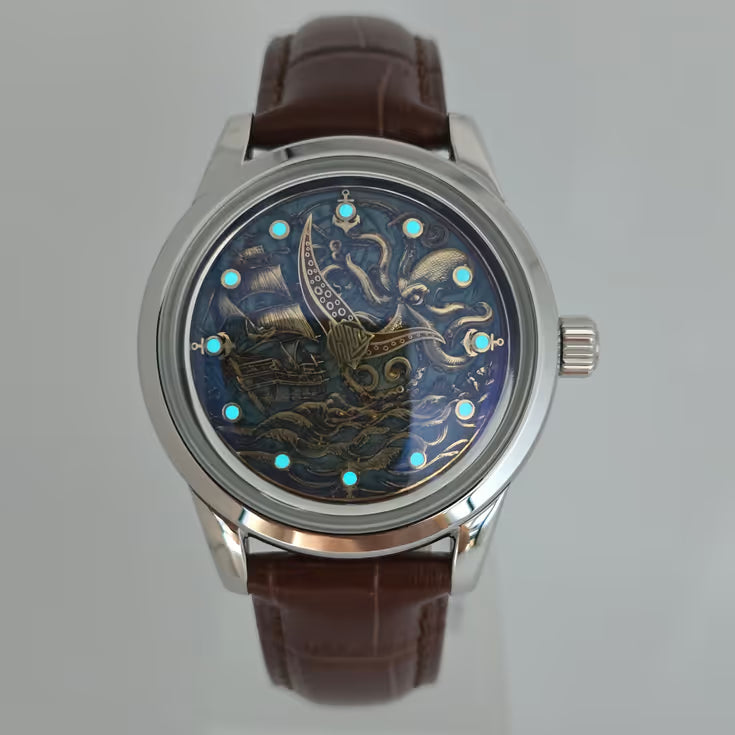 Kraken V2 Custom Automatic Watch | Bull Watch Company